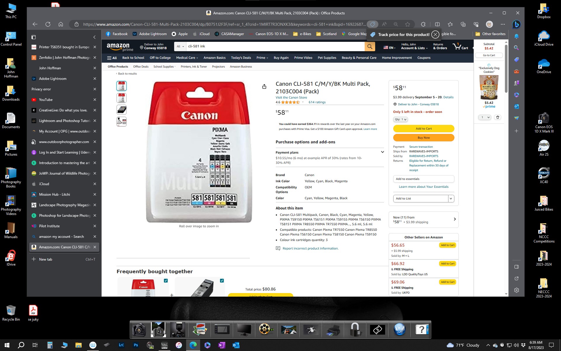 Solved: Printer TS6351 bought in Europe - need ink in USA - Canon Community