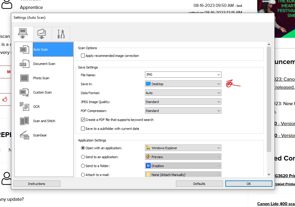 MAXIFY MB2720 Adding _001 to each scanned image's ... - Canon Community