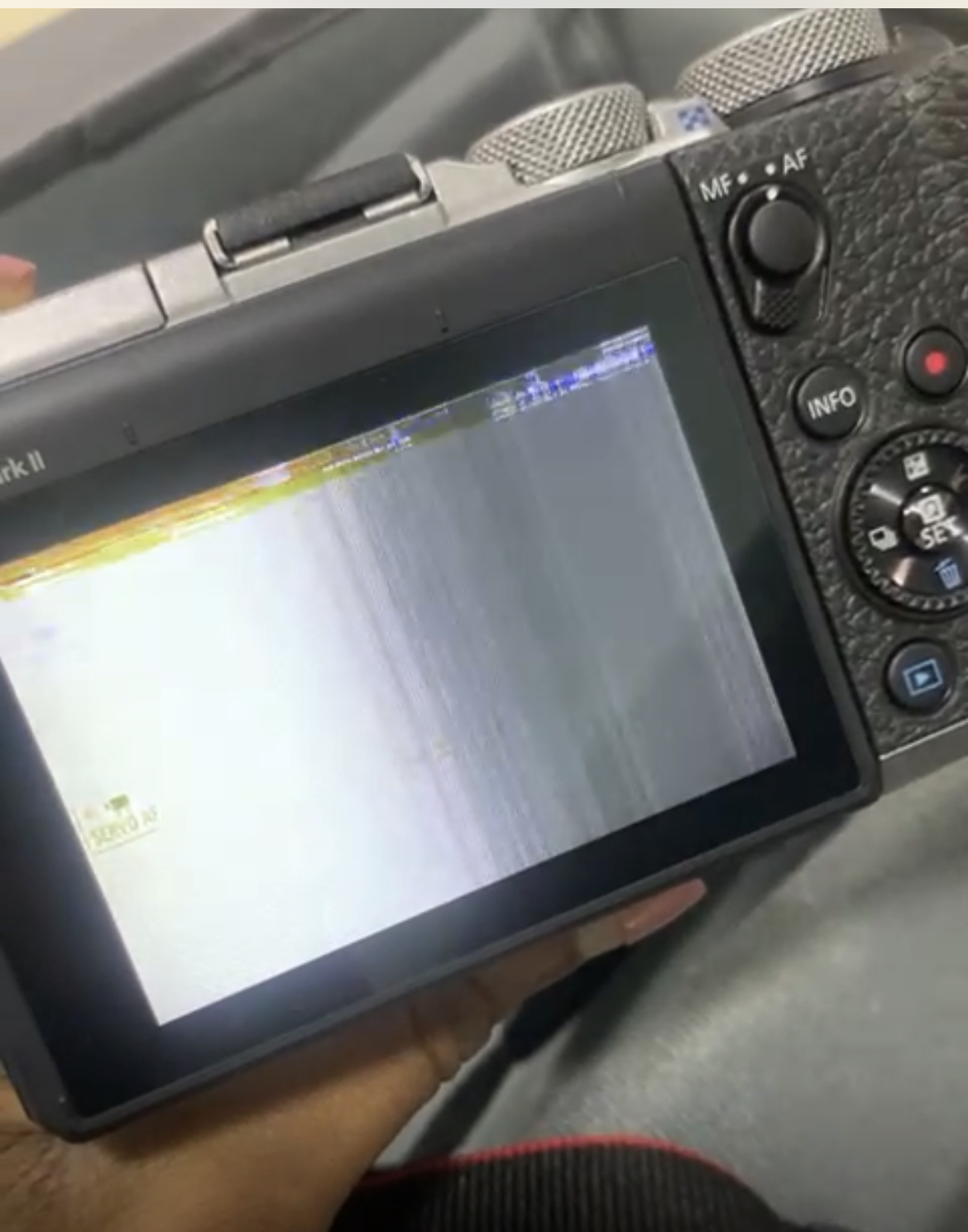 Solved: EOS M6 Mark II less than one year, screen glitches... - Canon ...