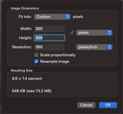 Solved: Rebel SL1 - How to upload square image 30x30 (300d... - Canon ...