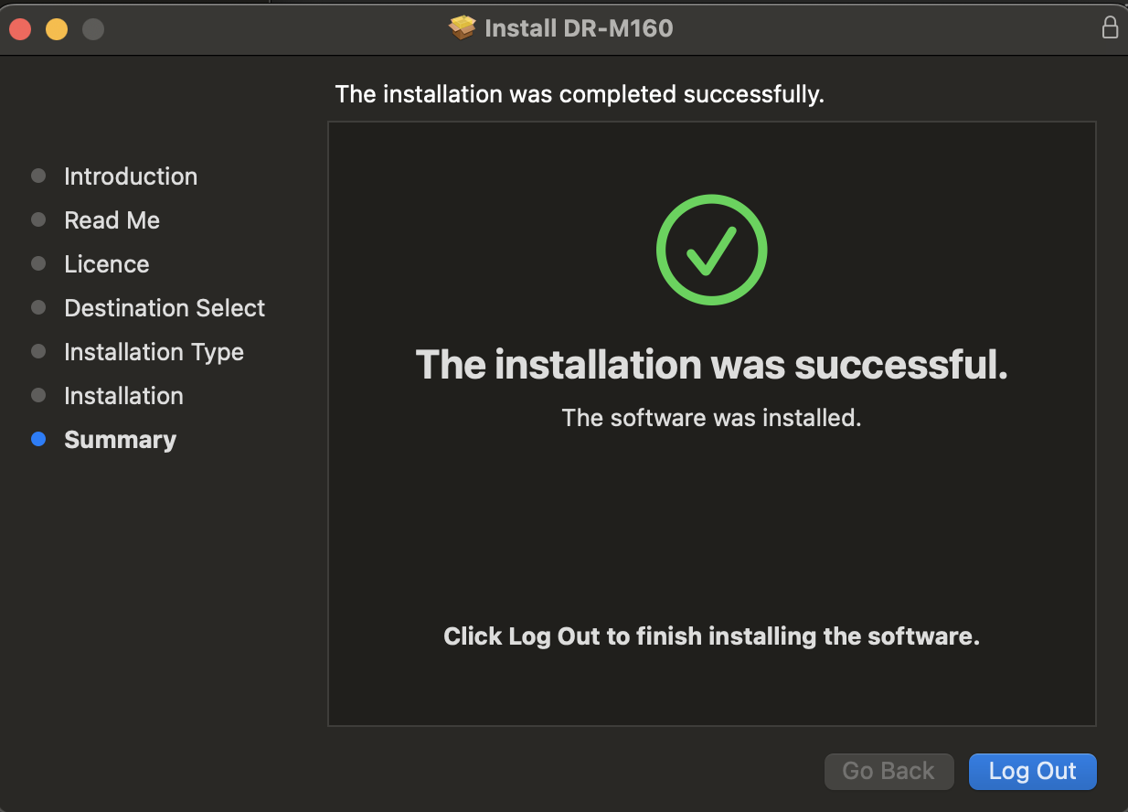 Solved: imageFORMULA DR-M160II Error MacOS Sonoma when sta... - Canon Community