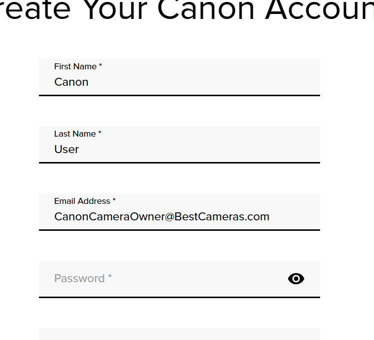 Can not register - Canon Community