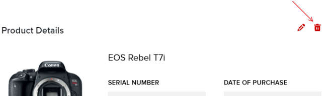 Solved: Removing Equipment from Registration - Canon Community