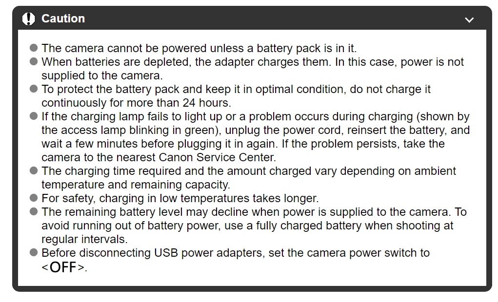 Solved: R8 Power Issues for Time Lapse Photography - Canon Community