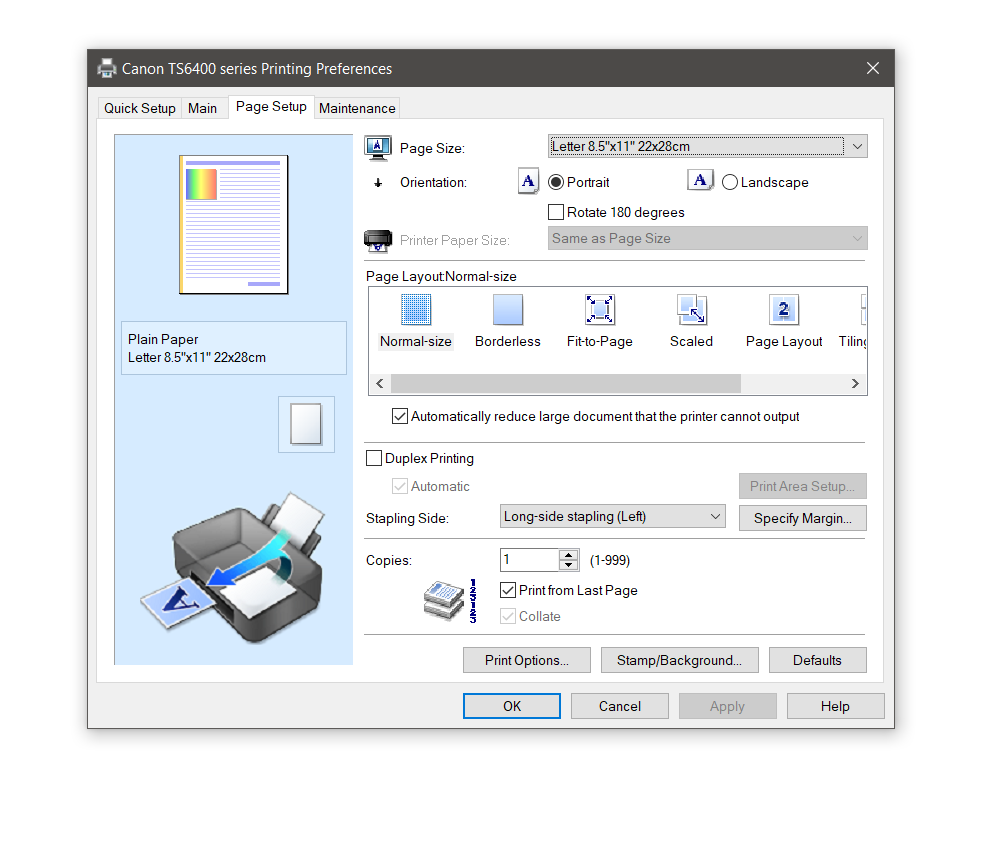 Canon TS6420a grid lines in print - Canon Community