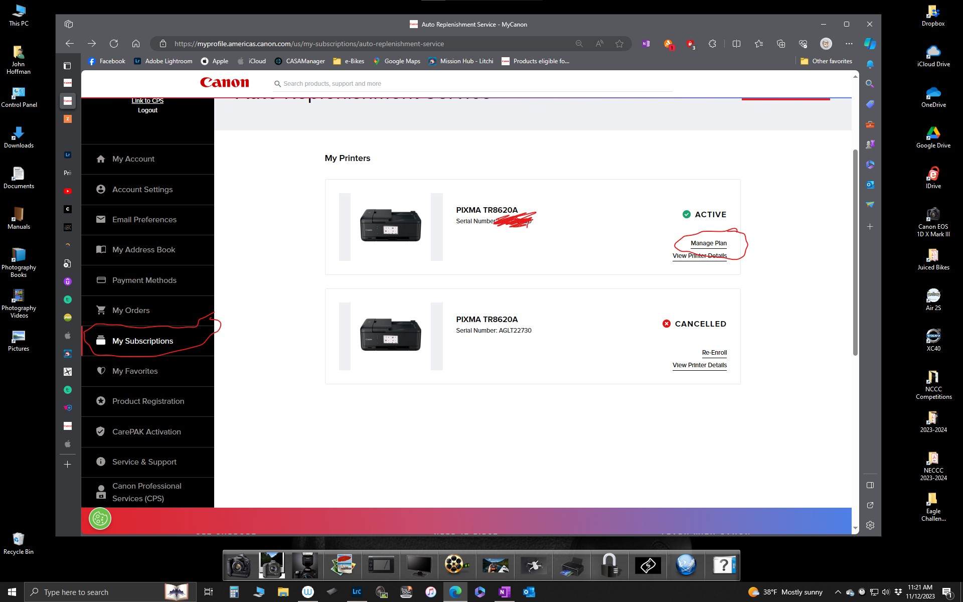 Ink Subscription - No notification yet for ink bei... - Canon Community
