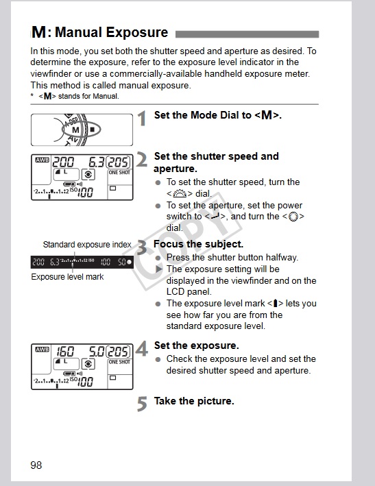 Re: Help with shutter speed settings - EOS 50D - Canon Community