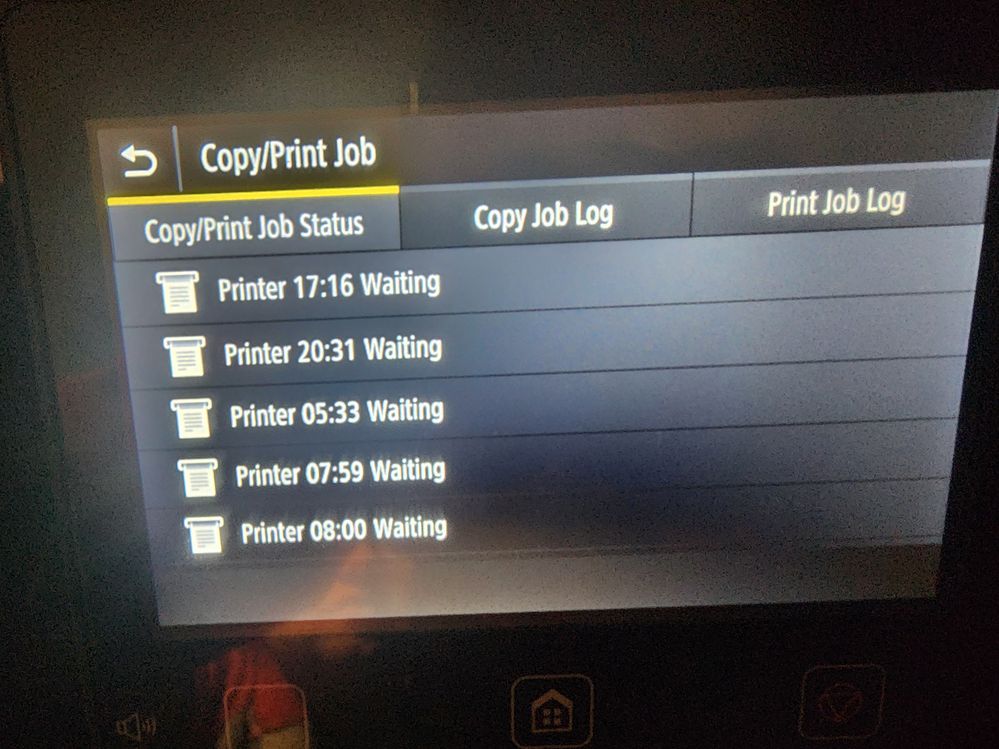 Re: canon mf733cdw phantom print jobs - Canon Community