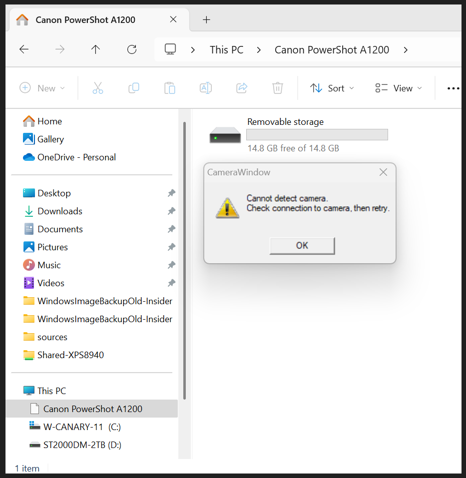 Software to transfer images from PowerShot G11 to ... - Canon Community