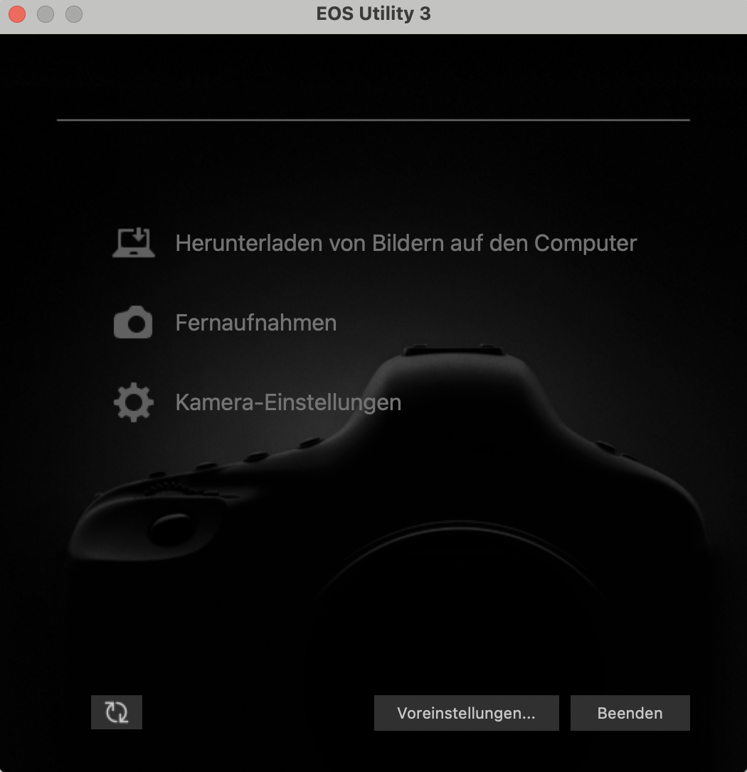 EOS Utility App options are greyed out - Canon Community