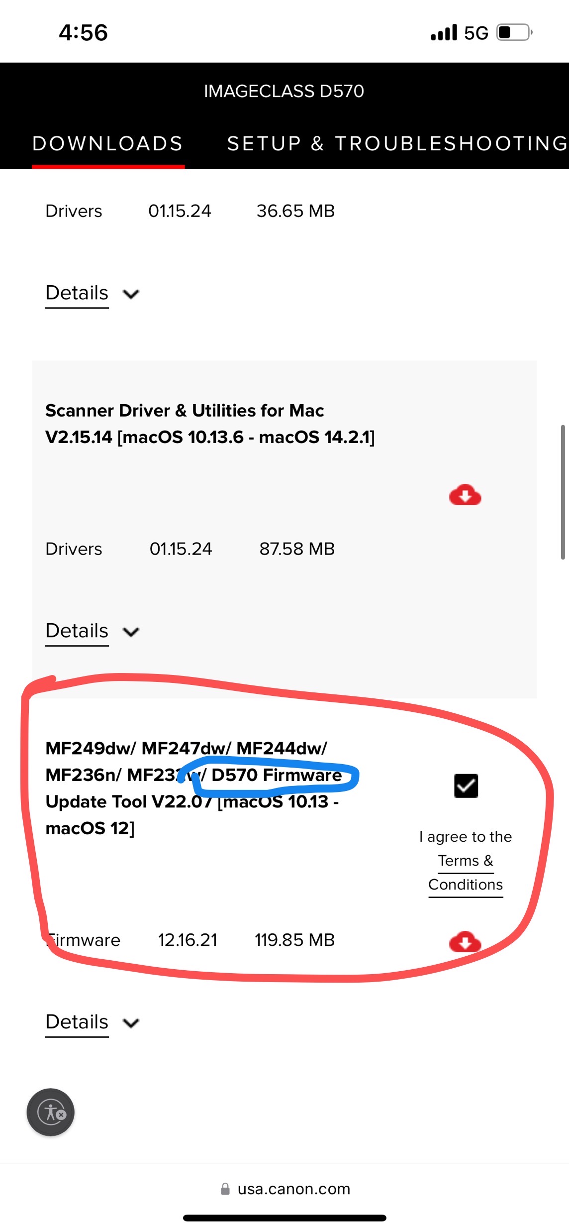 Unable to install software driver for laserpinter ... - Canon Community