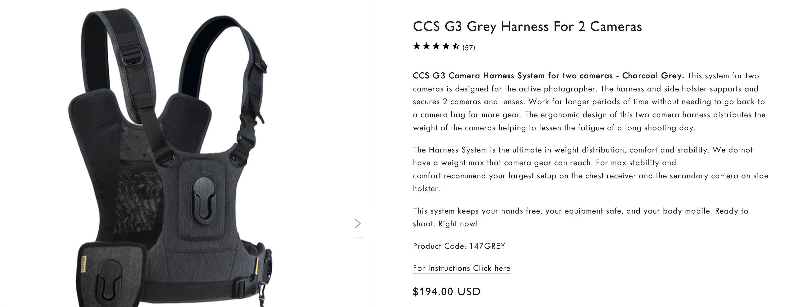 Greatest camera harness system.. - Canon Community