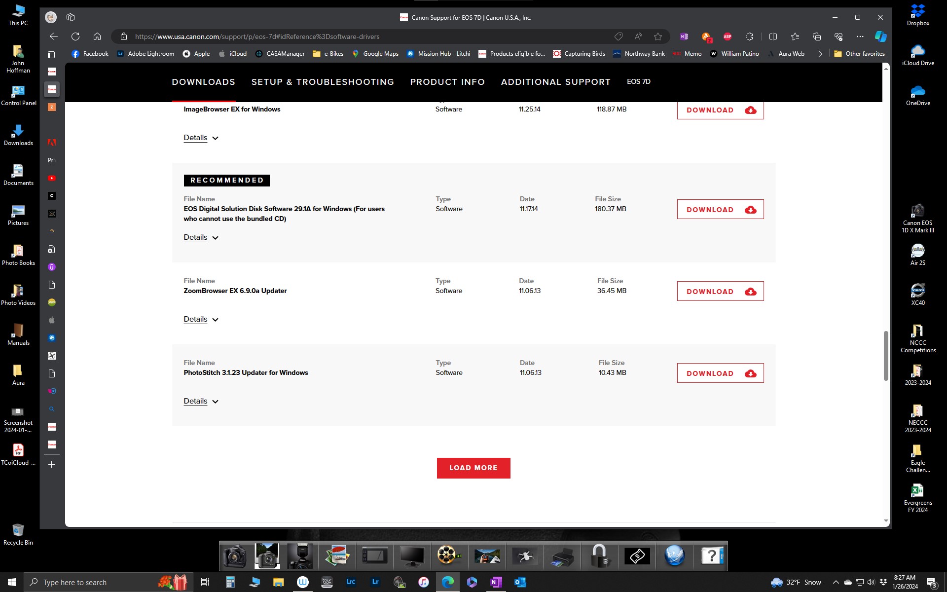 Tethered 7D eos utility 3 only shows subject using... - Canon Community