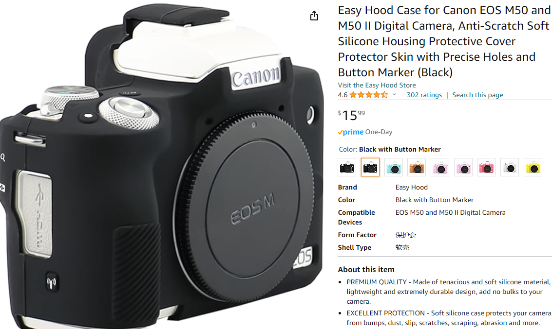Solved: Soft Cover of EOS M50 is Peeling Off - Canon Community