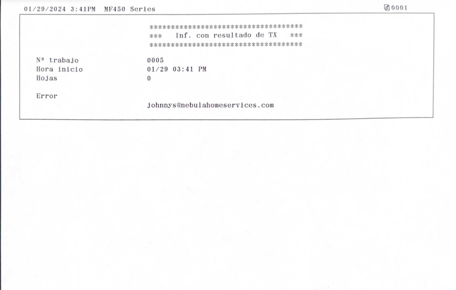 imageCLASS MF453dw Error when scanning to email - Canon Community