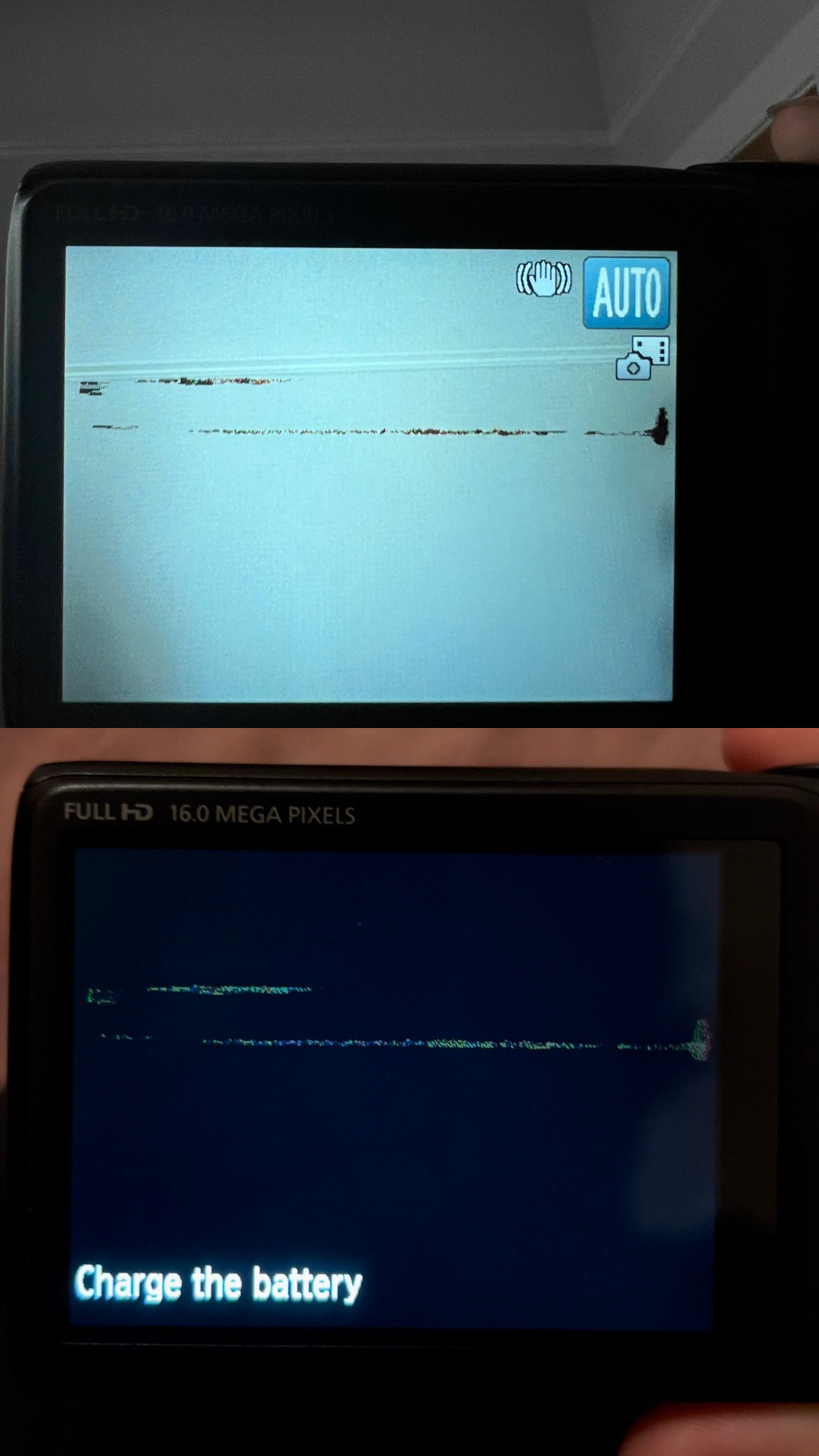 PowerShot SX600 HS lines on screen - Canon Community