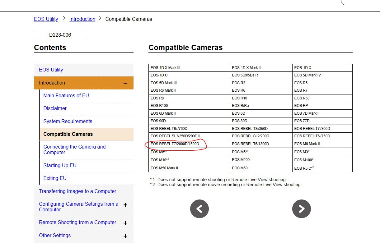 Solved: EOS Utility not recognizing EOS Rebel T7 - Canon Community