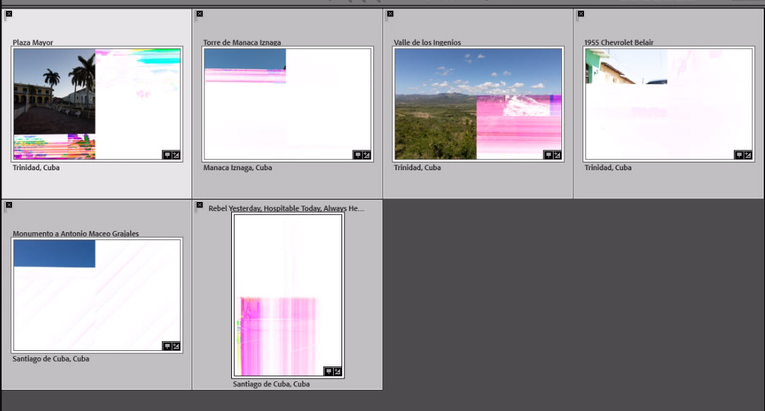 EOS 5D Mark IV Pixelated/Blank Images in Burst Mod... - Canon Community