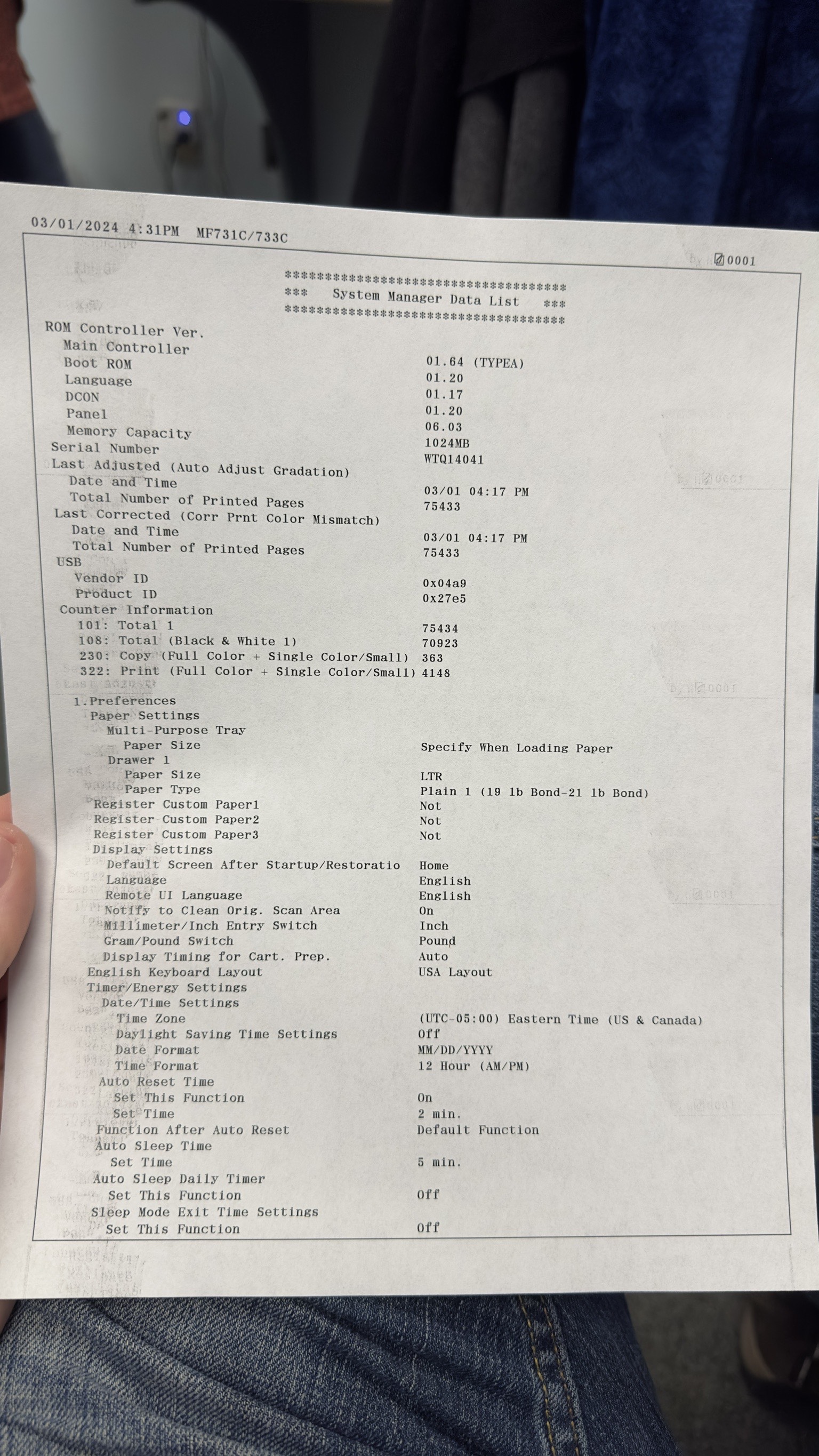 Canon MF733Cdw Smudging - Canon Community