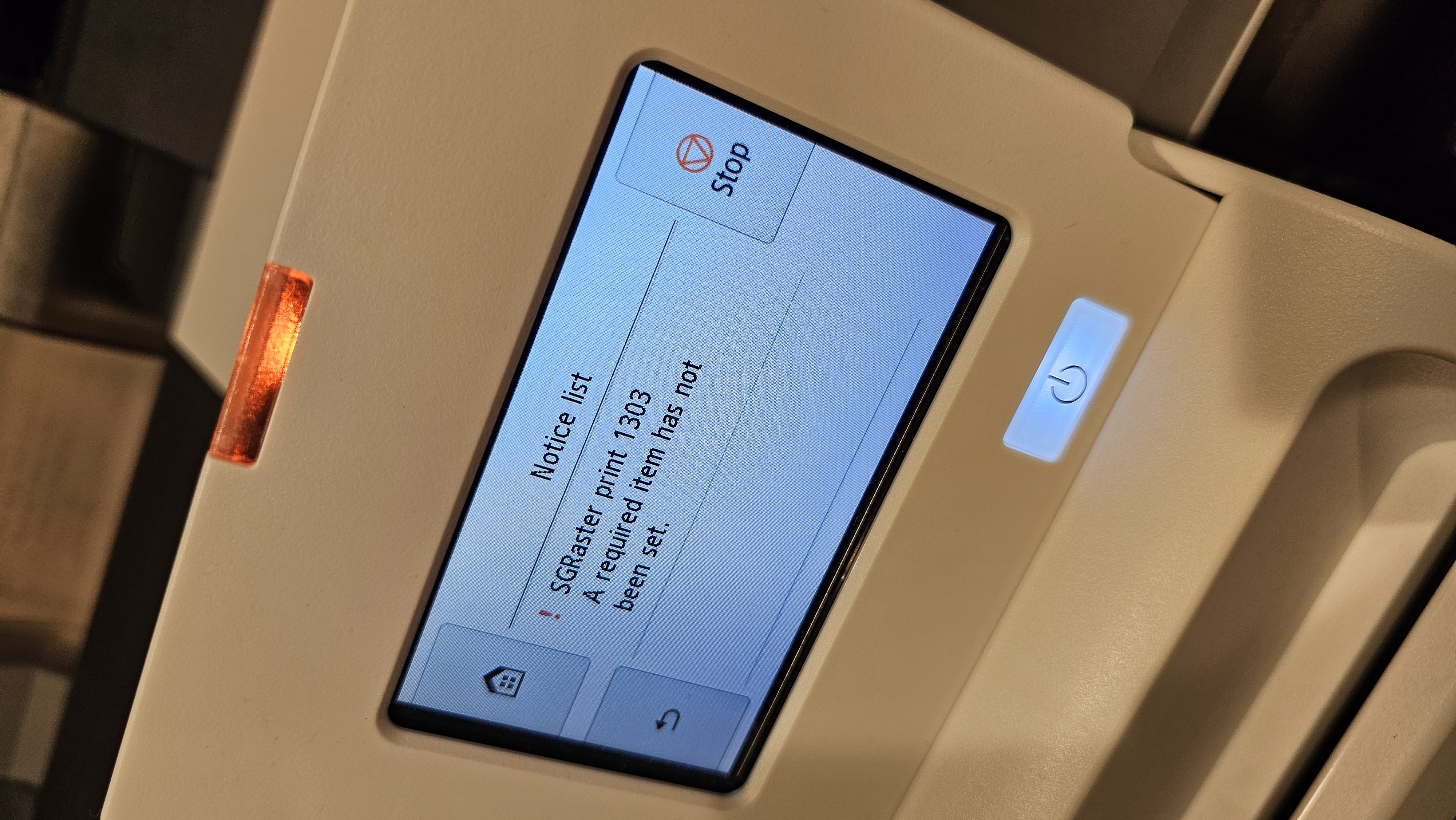 Issue with imagePROGRAF TM-240 "Srgaster 1303" err... - Canon Community