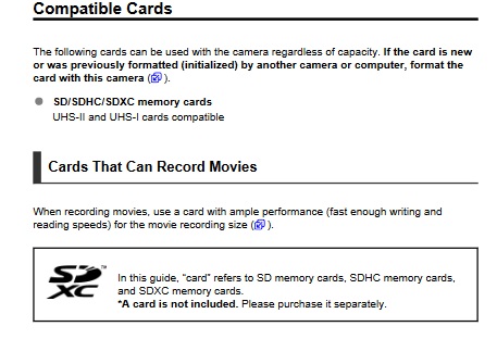 EOS R6 Mark II Best SD card recommendations - Canon Community