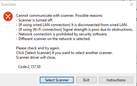 Canon G7020 Scanning Issue after Microsoft Windows... - Canon Community