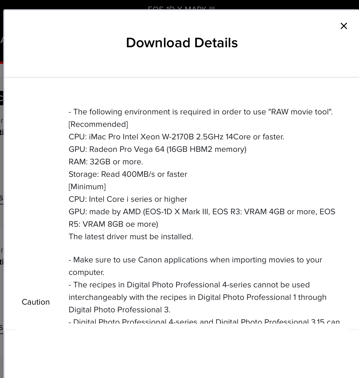 Solved: DPP "Cannot start RAW movie tool" on R5 CRM - Canon Community