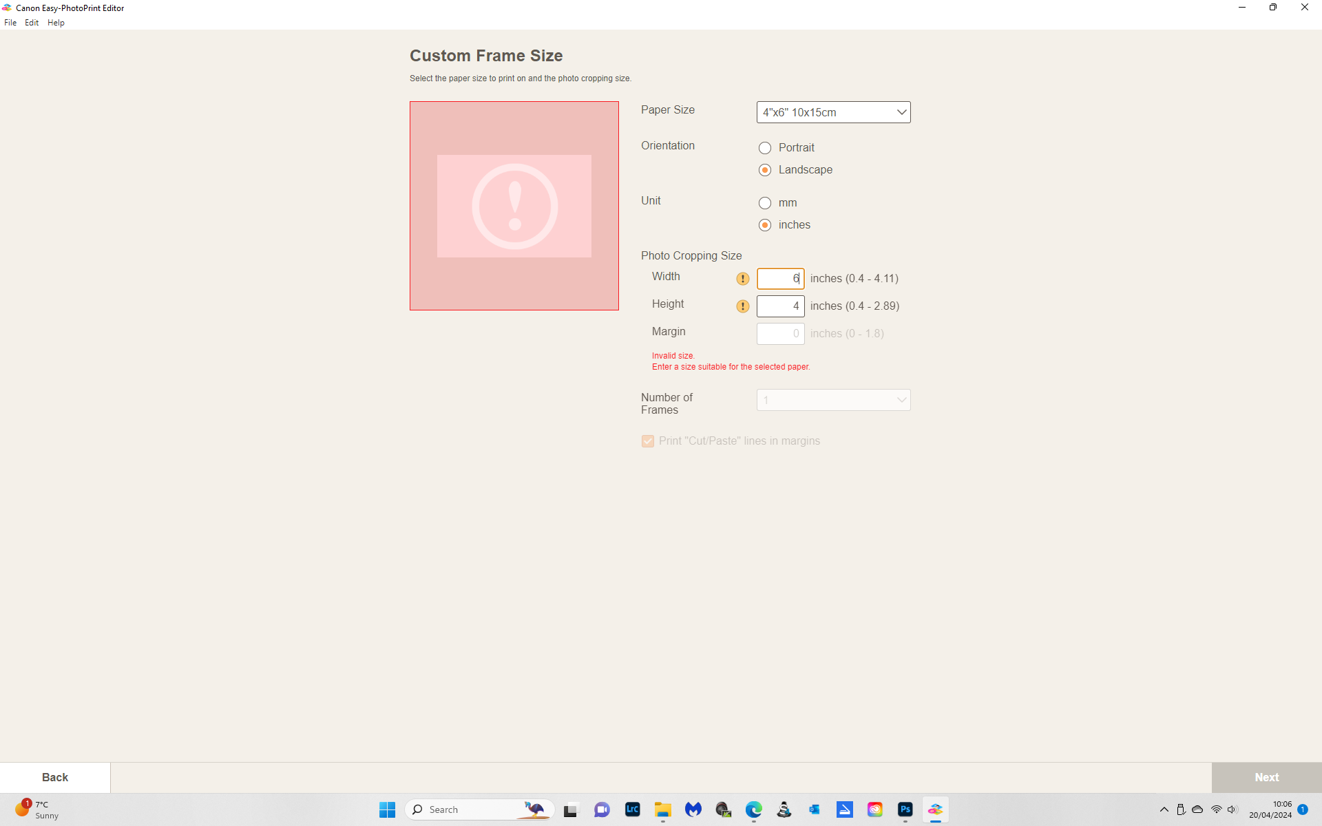 TS5351i Cropping image border - Canon Community