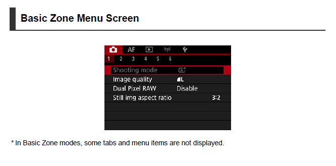 Solved: EOS R7 Menus Do No Match Online Manual - Canon Community