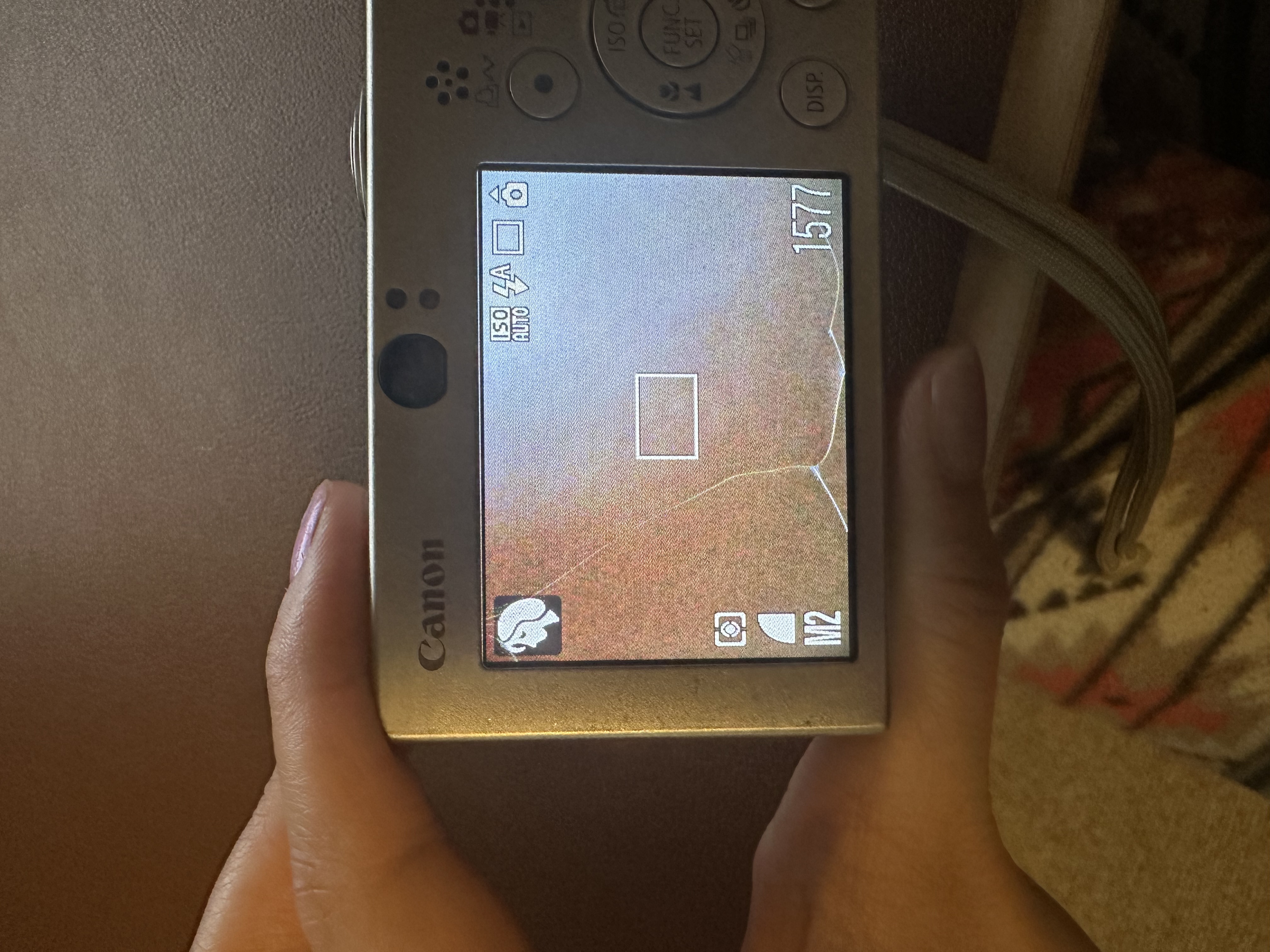 Solved: PowerShot SD1000 Is this a cracked LCD screen? - Canon Community