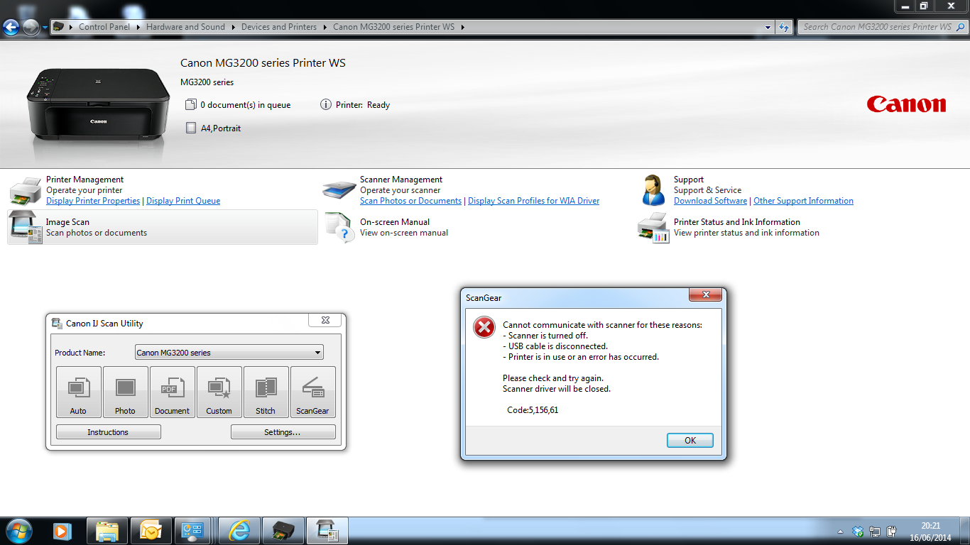 MG3200 Wireless Scanning? - Canon Community