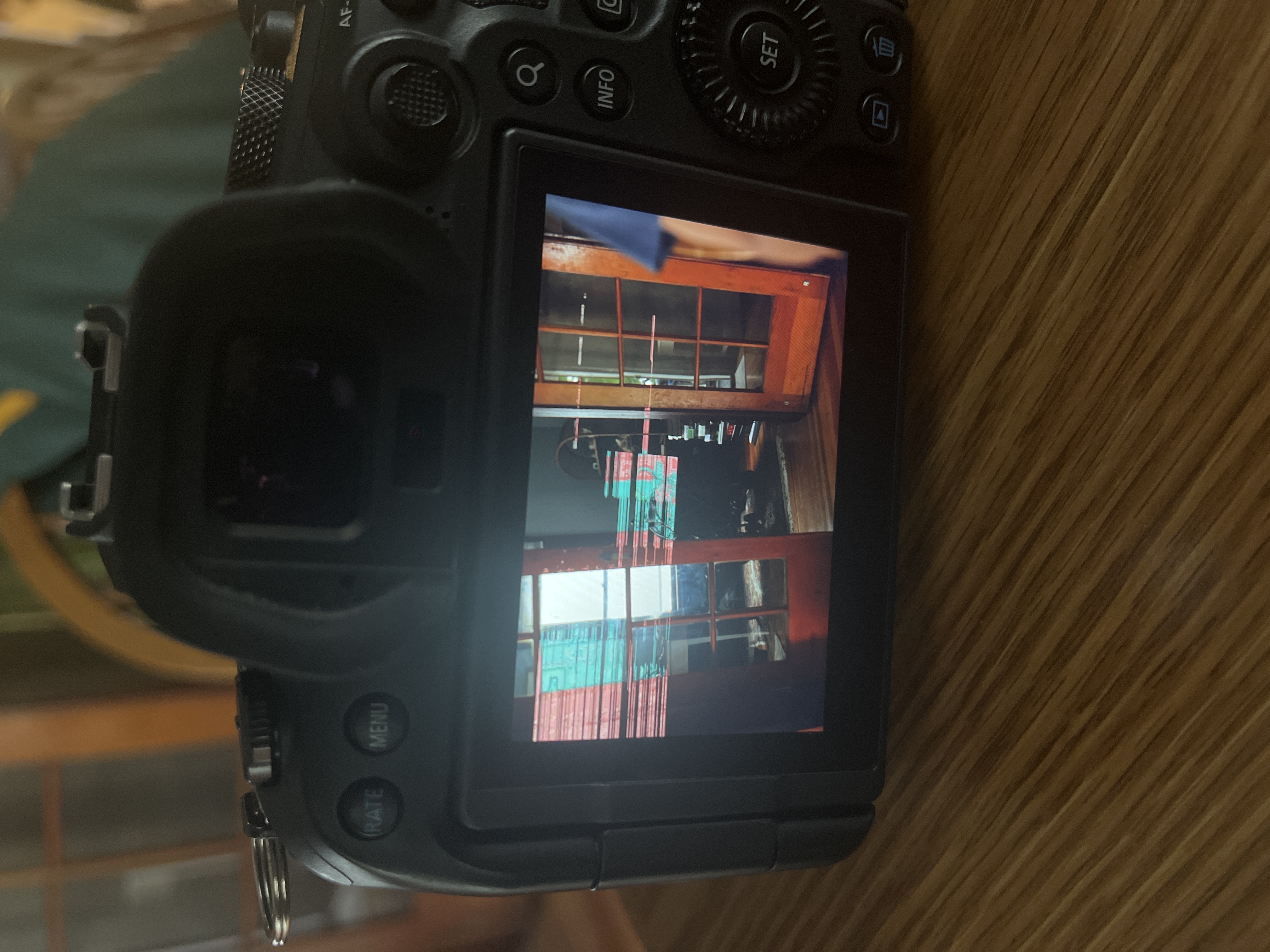 EOS R6 Lines on screen - Canon Community
