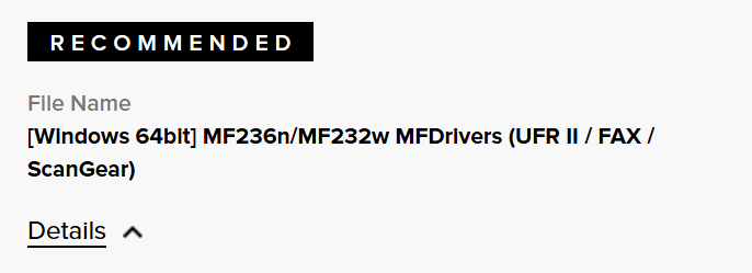 Solved: MF Scan Utility does not list my imageCLASS MF232w - Canon ...