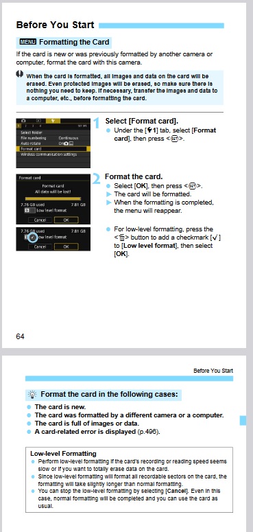 EOS 80D won't save photos, corrupts memory card - Canon Community