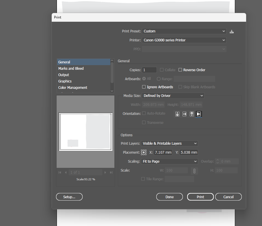 PIXMA G3501 print misaligned - Canon Community