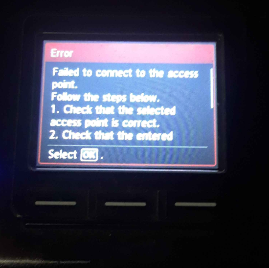 MX522 set up error - Canon Community
