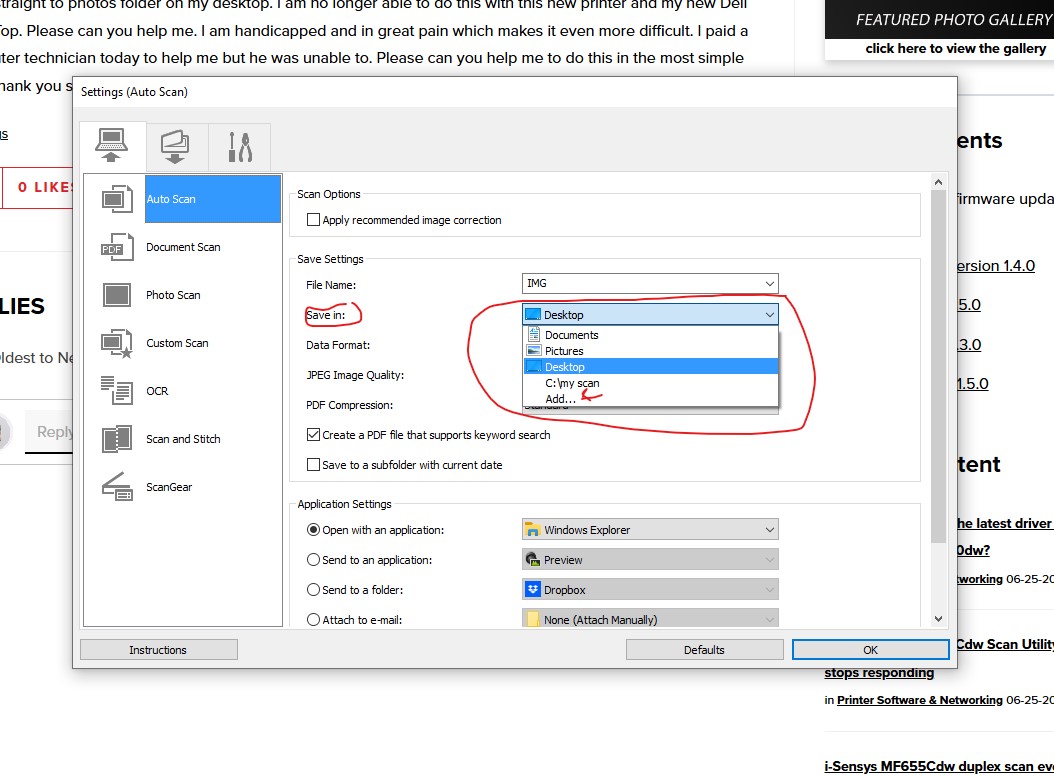 Solved: Re: Scanning with u scan utility - Canon Community