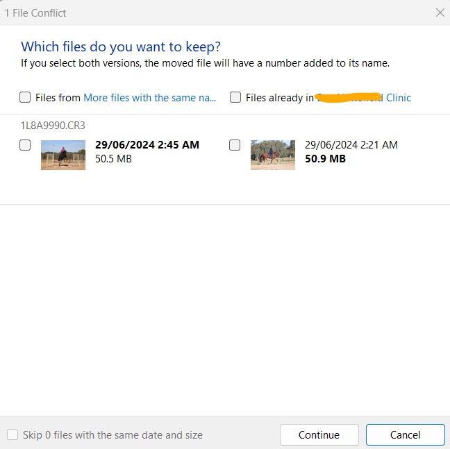 EOS R5: Duplicate file names, unable to merge into... - Canon Community