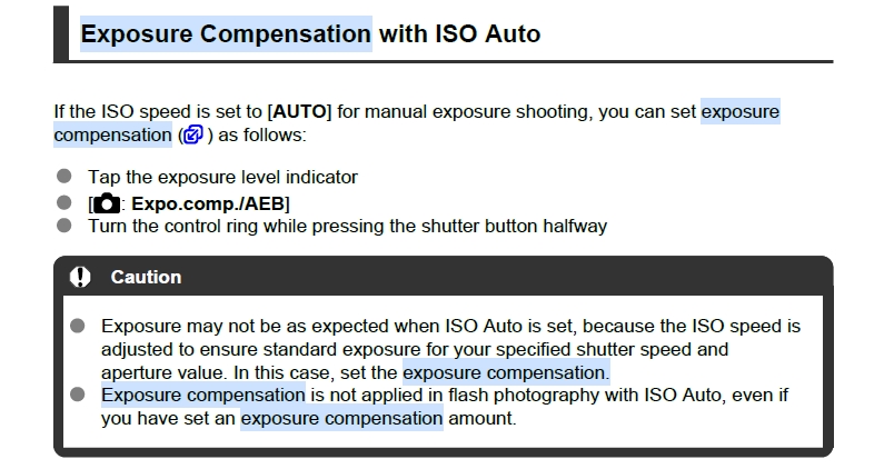 Solved: R10 Manual mode, Auto ISO - how to activate expos... - Canon ...