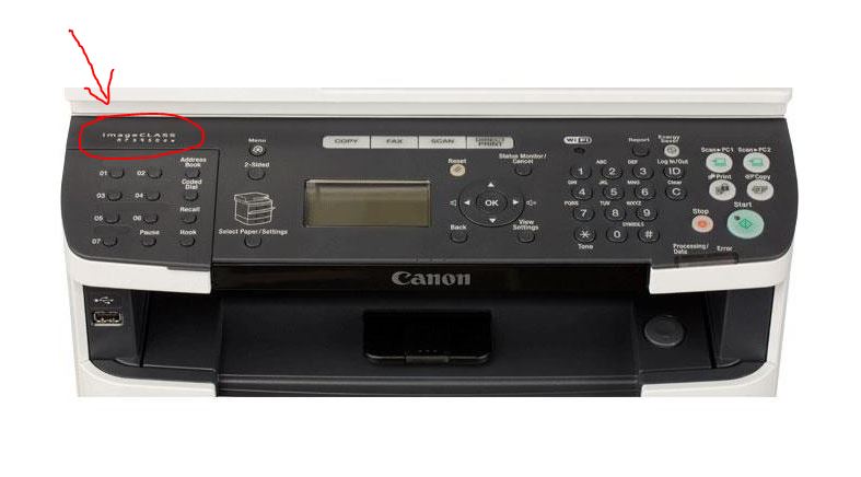 No model number on printer - Canon Community