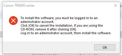 Solved: Cannot install PIXMA TR8620a series drivers - erro... - Canon ...