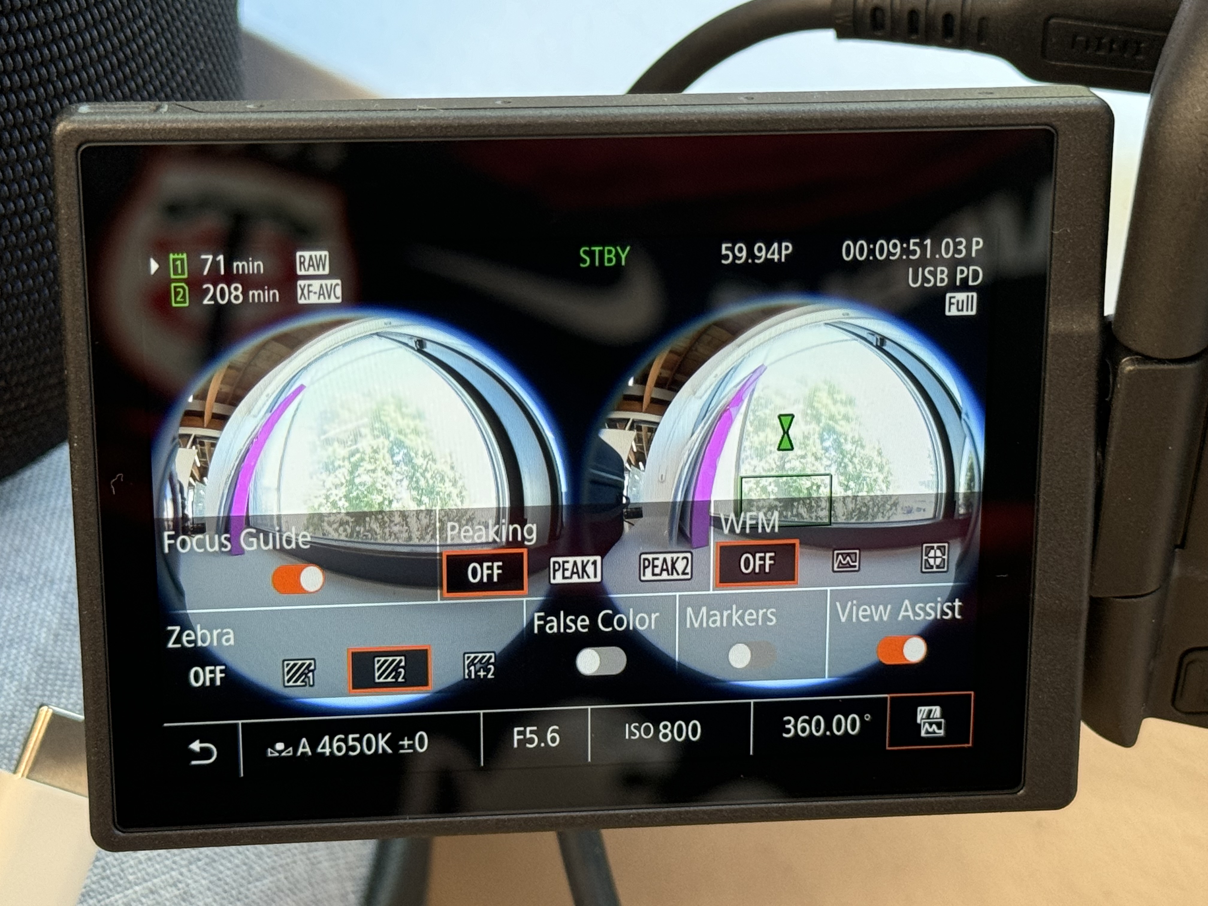 R5C Video Zebra display bug with latest firmware? - Canon Community