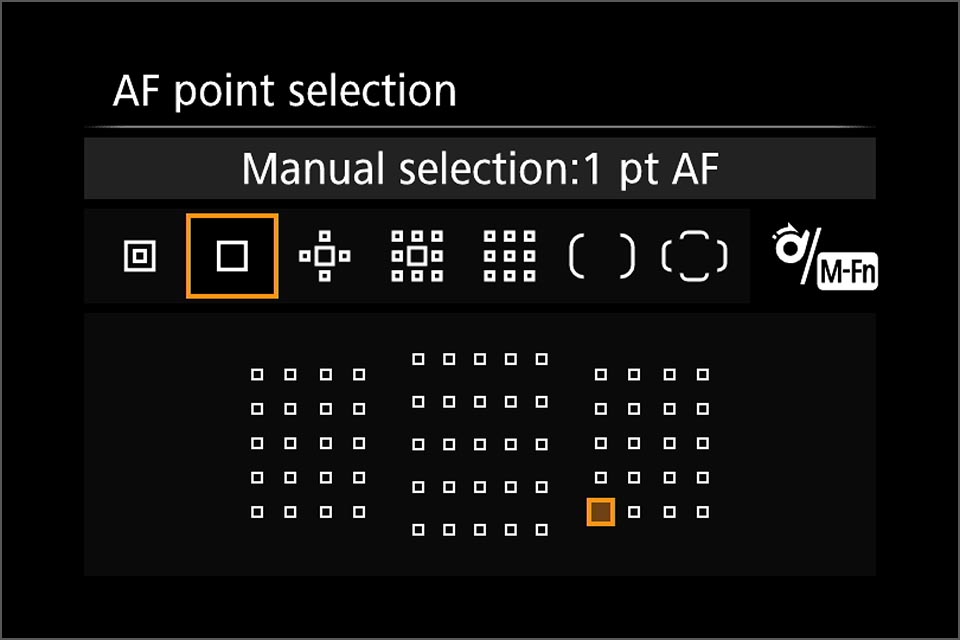 EOS 7D Mark II Help needed with AF point selection - Canon Community