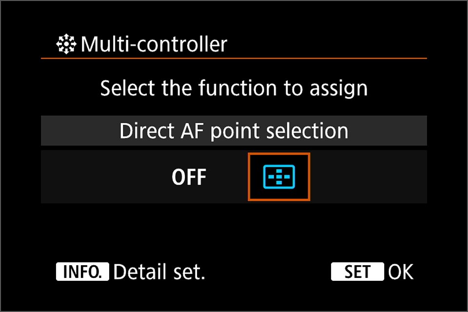 EOS 7D Mark II Help needed with AF point selection - Canon Community