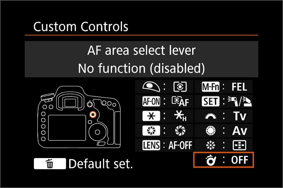 EOS 7D Mark II Help needed with AF point selection - Canon Community