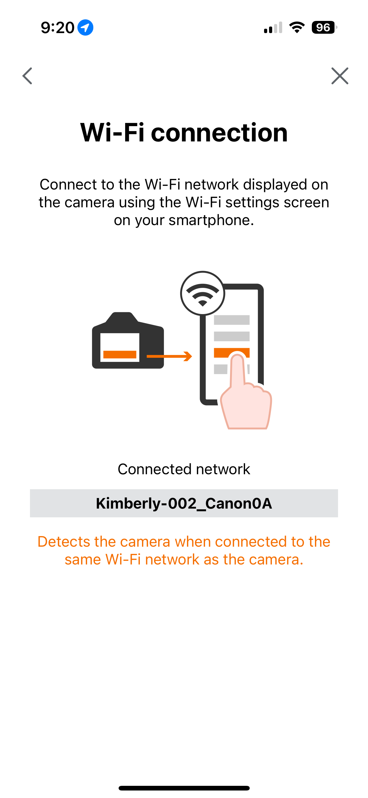 Canon Camera Connect app dropped connection, can't... - Canon Community