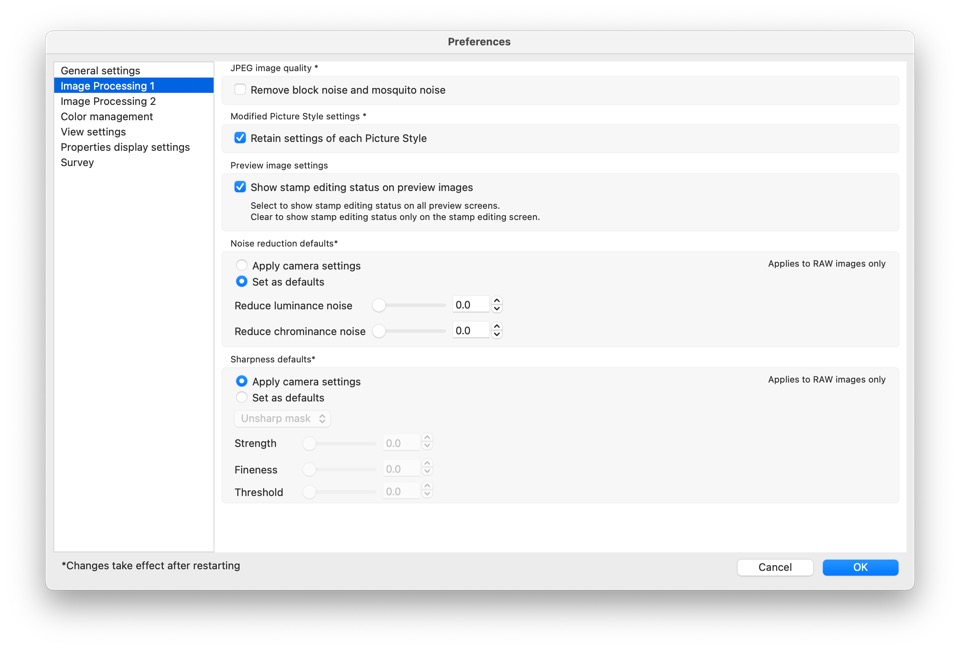 Can't Disable R6 Mark II Noise Reduction - Canon Community