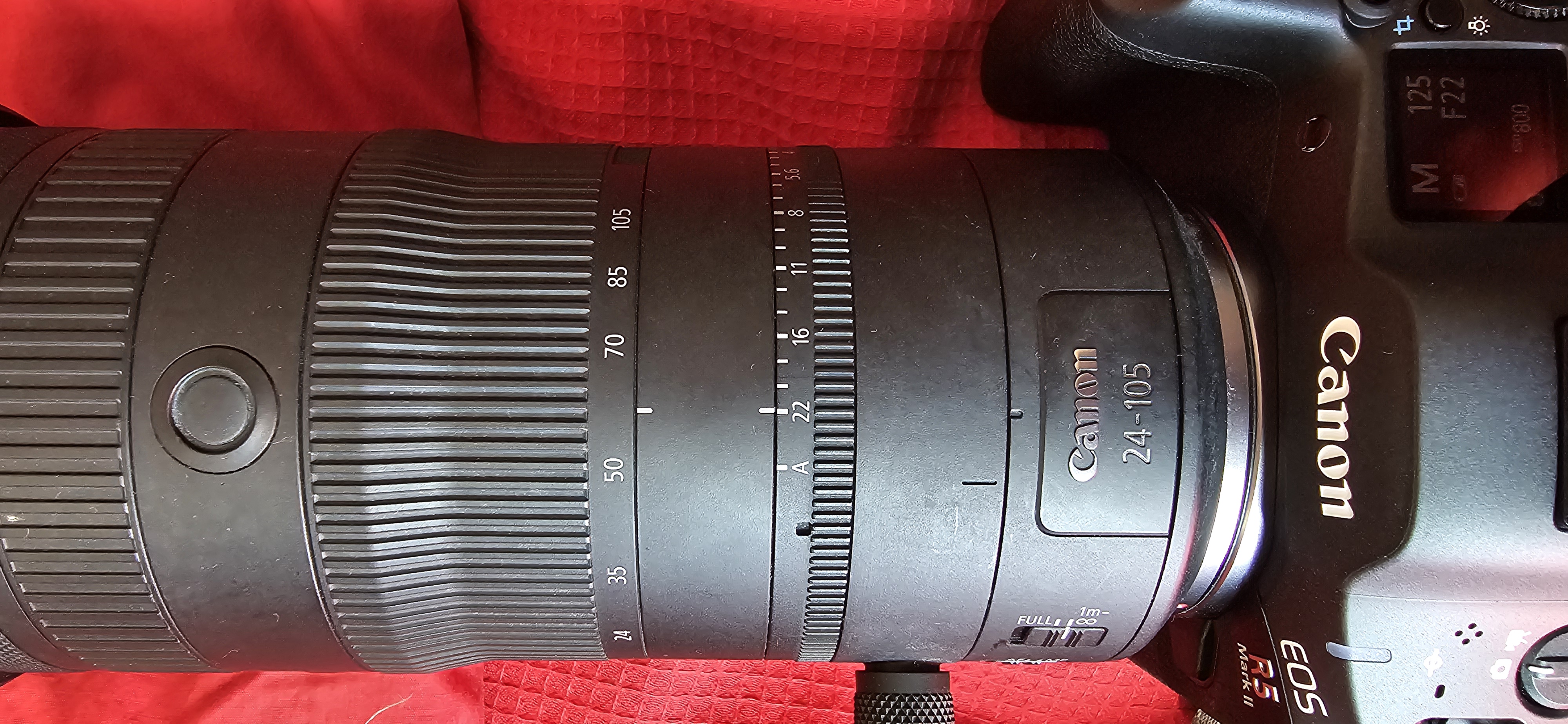 Apperture dial not working on EOS R5 Mark II when ... - Canon Community