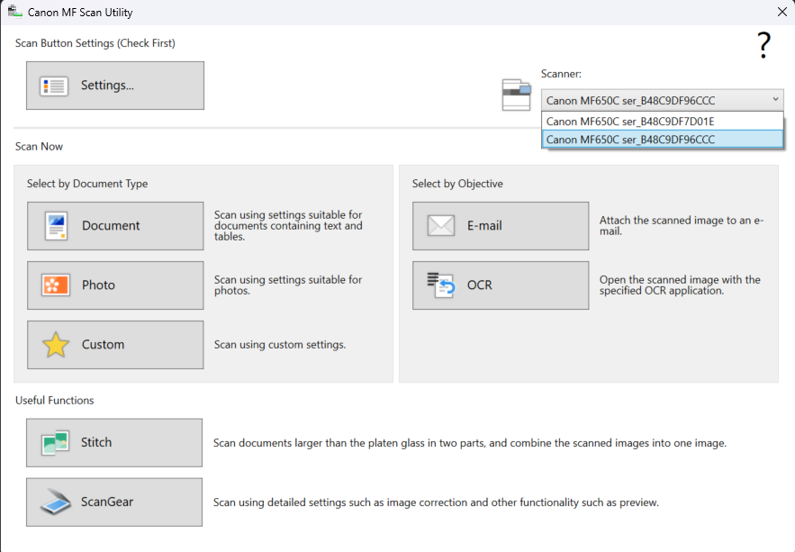 Solved: imageCLASS MF656Cdw scanner not scanning to pdf - Canon Community