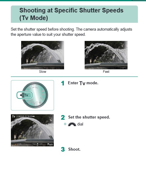 Solved: PowerShot SX70 HS How to set shutter speed - Canon Community